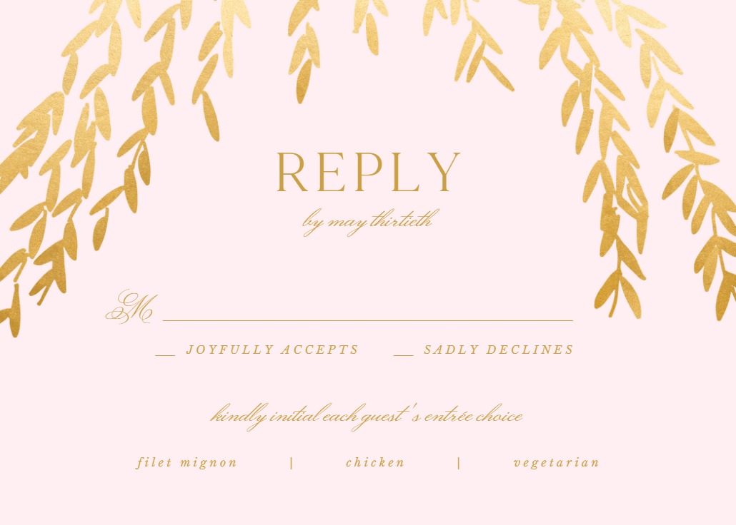 Floral Arc - Wedding Invitation Template (Free) | Greetings Island