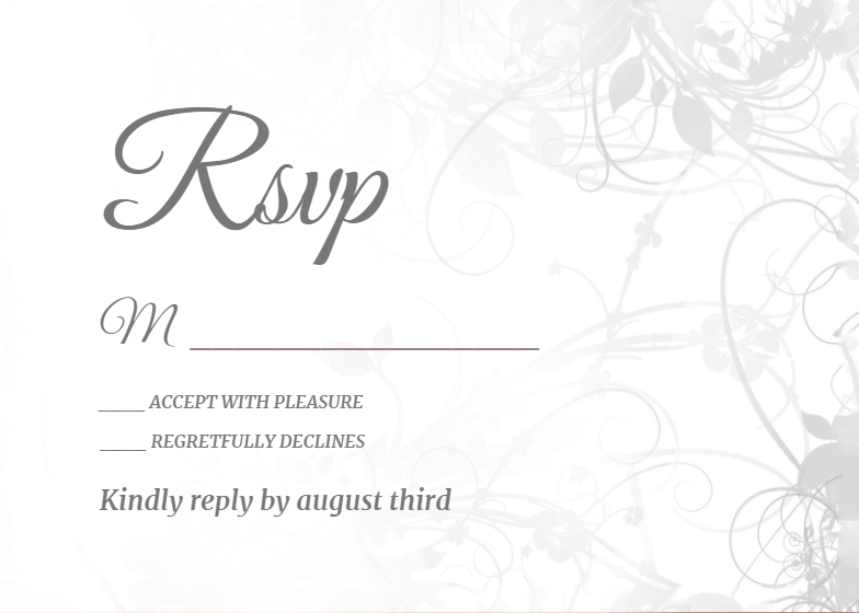 RSVP Card Templates (Free) | Greetings Island