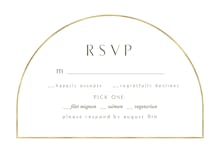 Gold Arch - Wedding Invitation Template (free) | Greetings Island