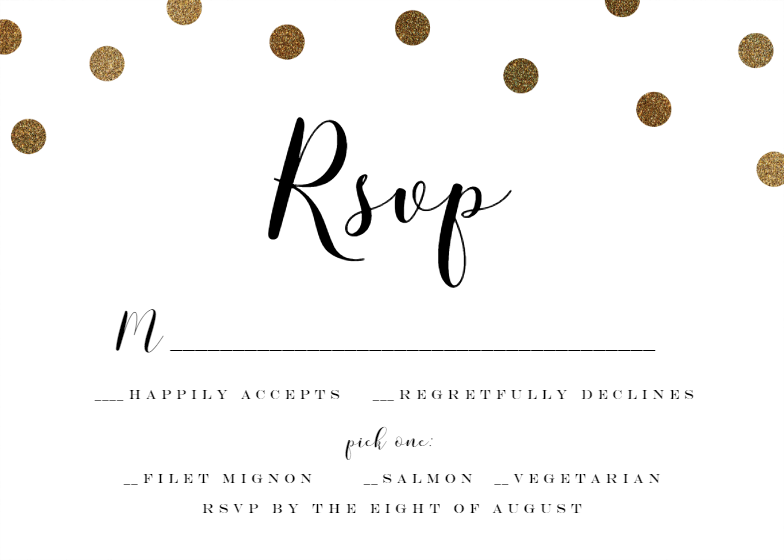 Filtered Image - RSVP card Template (Free) | Greetings Island