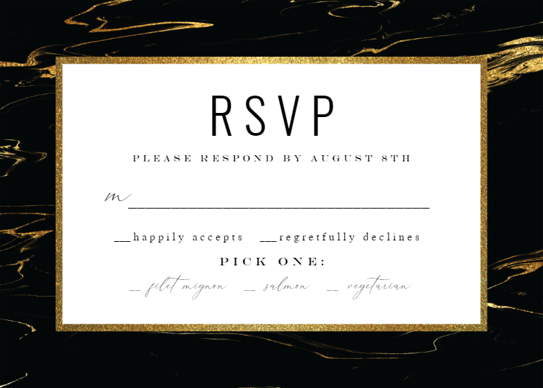 Dotted photo - RSVP card Template (Free) | Greetings Island