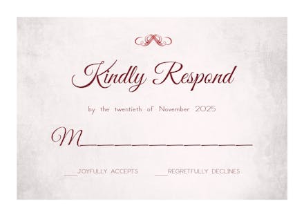Modern Media - RSVP Card Template (Free) | Greetings Island