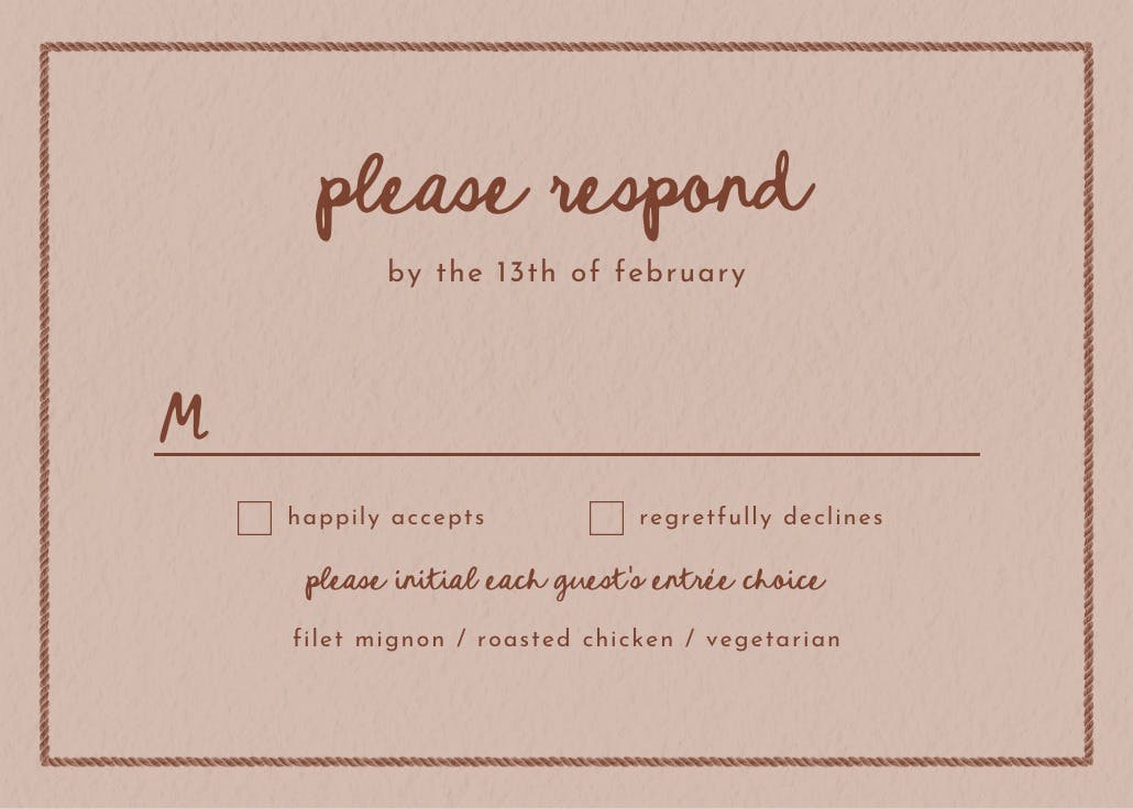 Retro Ranch - RSVP card Template (Free) | Greetings Island