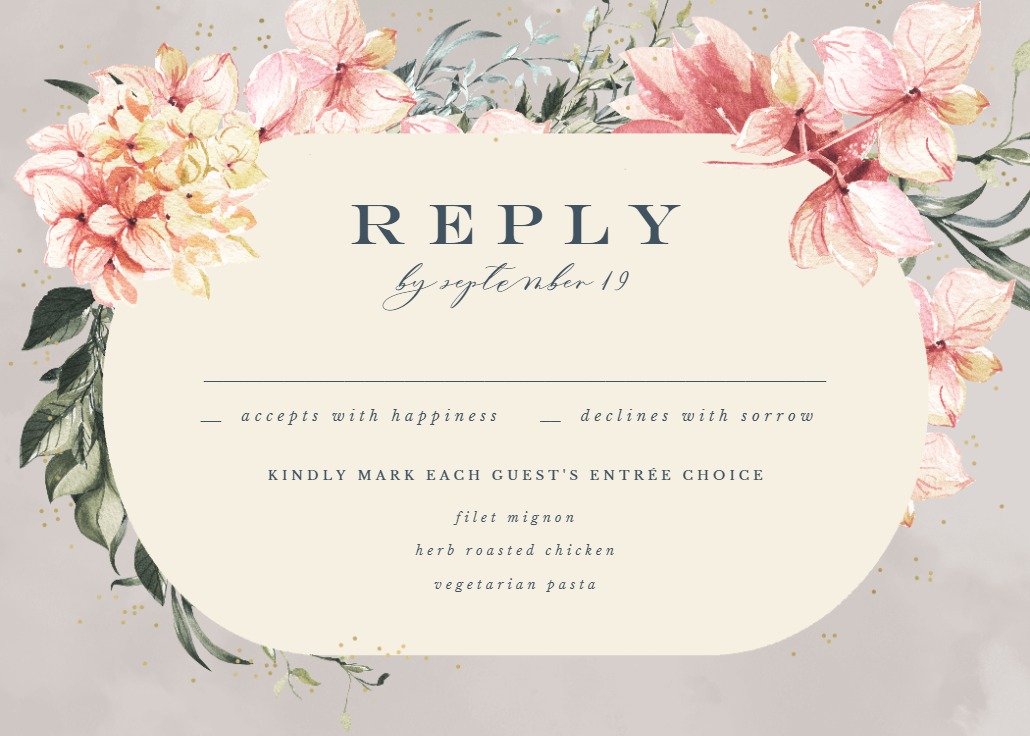 Spring Pastel Flower - Wedding Invitation Template | Greetings Island