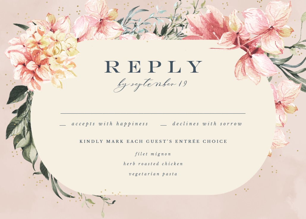 Spring Pastel Flower - Wedding Invitation Template | Greetings Island