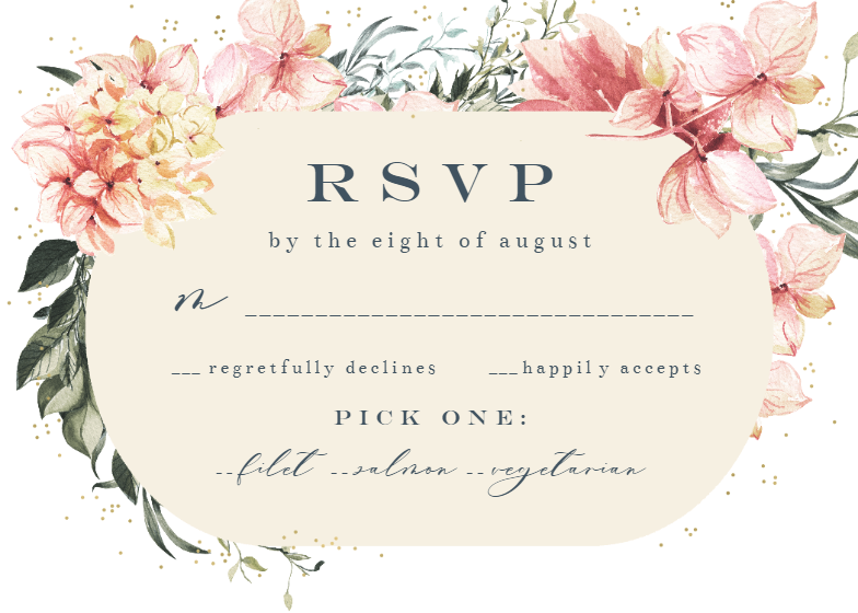 Spring Pastel Flower - Wedding Invitation Template | Greetings Island