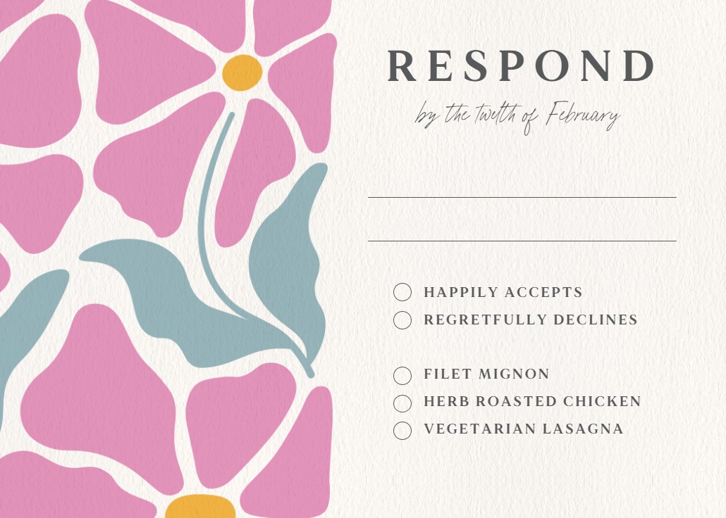 Vivid Screenprints - Wedding Invitation Template (Free) | Greetings Island