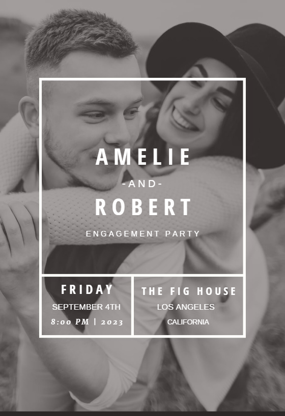 Floral Ring - Engagement Party Invitation Template (Free) | Greetings ...