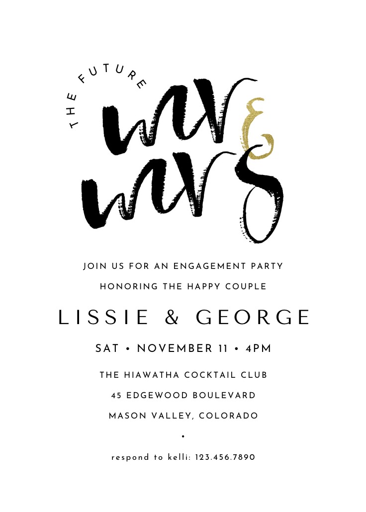 We are engaged - Engagement Party Invitation Template (Free ...