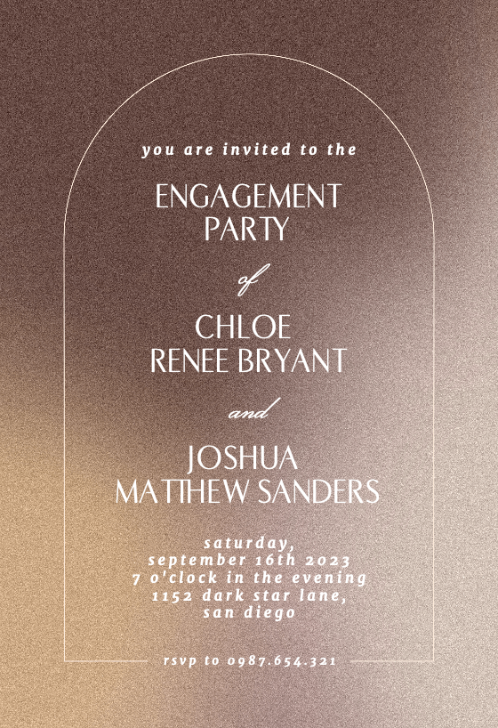 Engagement Toast - Engagement Party Invitation Template | Greetings Island