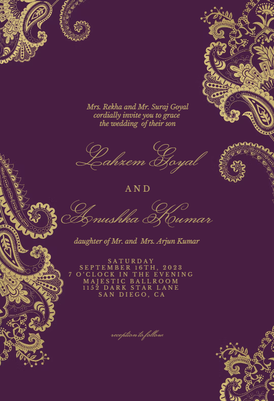 Wedding Invitation Templates (Free) | Greetings Island
