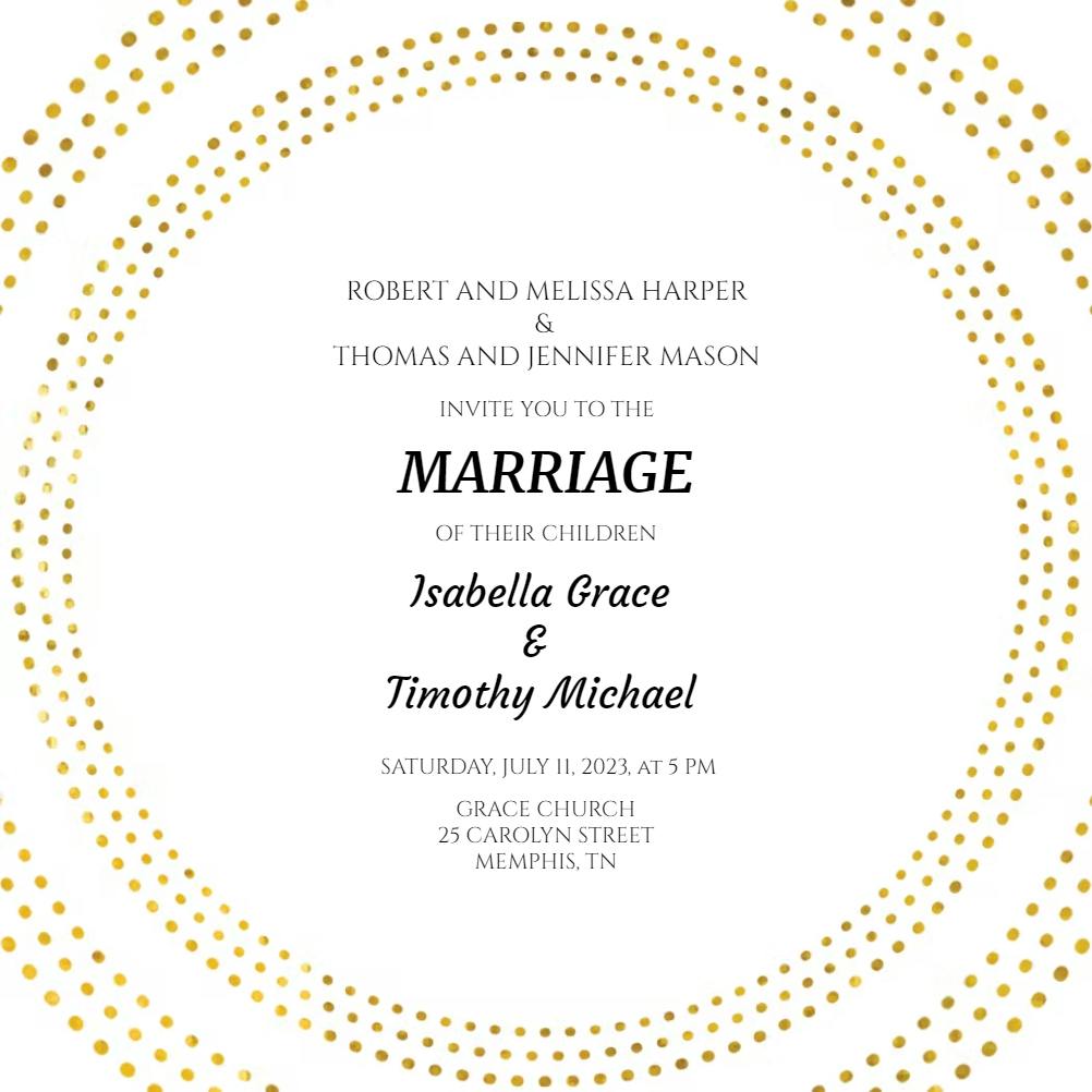 Forever Rings - Wedding Invitation Template (Free) | Greetings Island