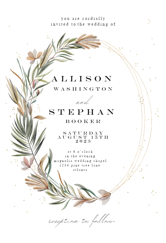 Wedding Invitation Templates (Free) | Greetings Island