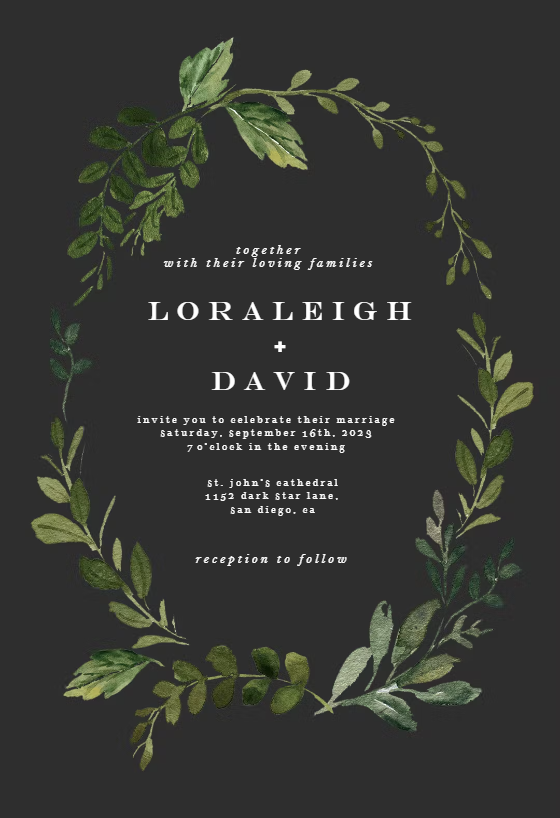 Wedding Invitation Templates (Free) | Greetings Island