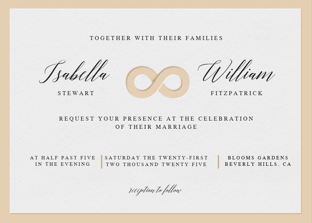 Hand Painted - Wedding Invitation Template (Free) | Greetings Island