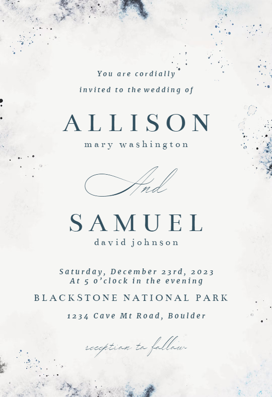 Ancient Decorations - Wedding Invitation Template (Free) | Greetings Island