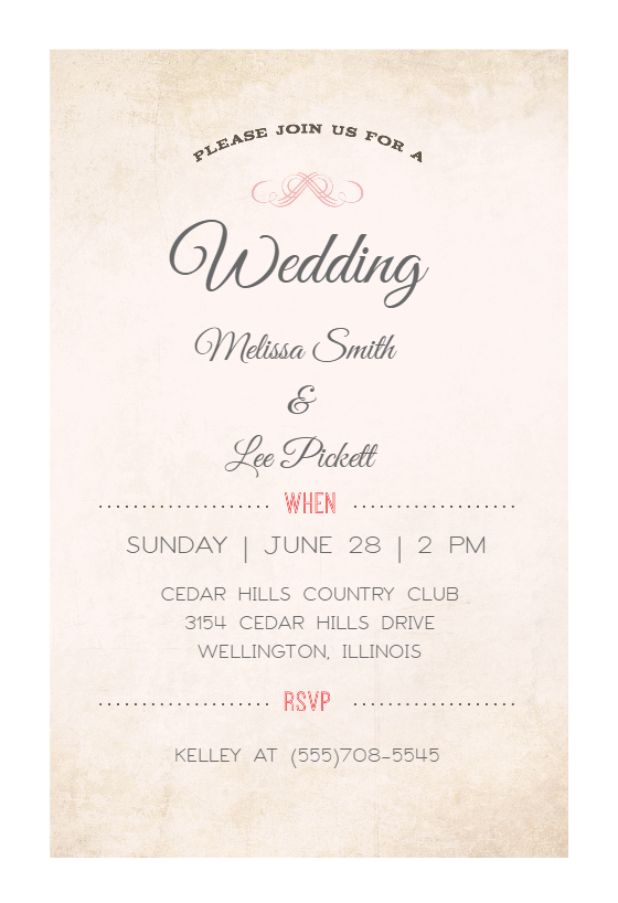 Modern Media - RSVP card Template (Free) | Greetings Island