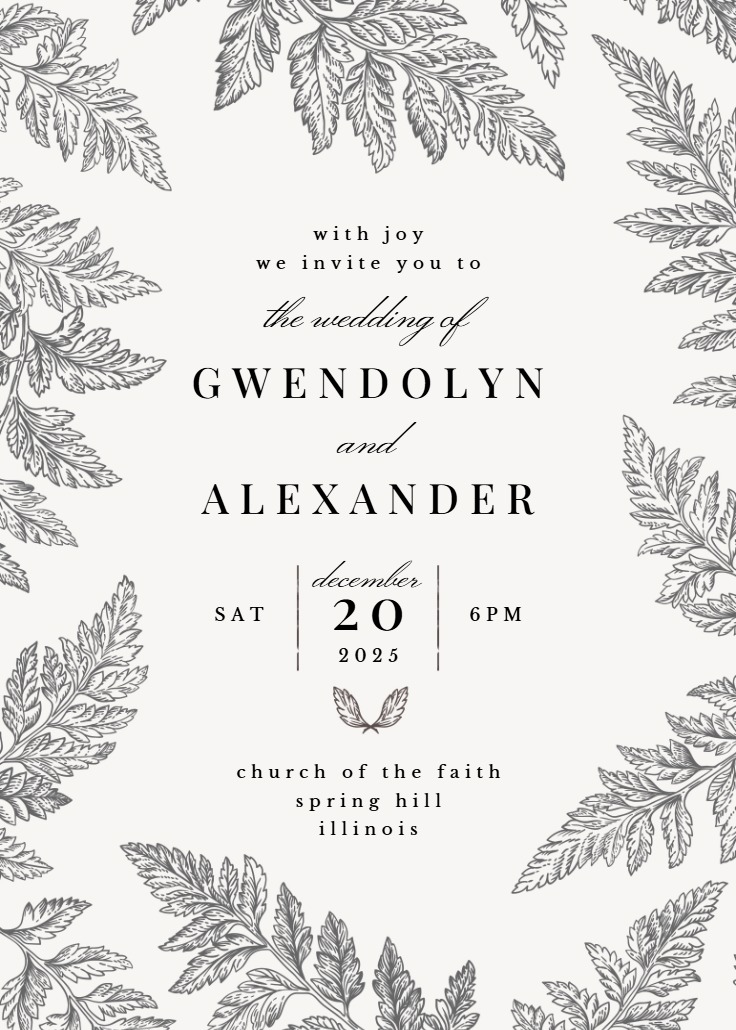 Stunning Rustic - Wedding Invitation Template (Free) | Greetings Island