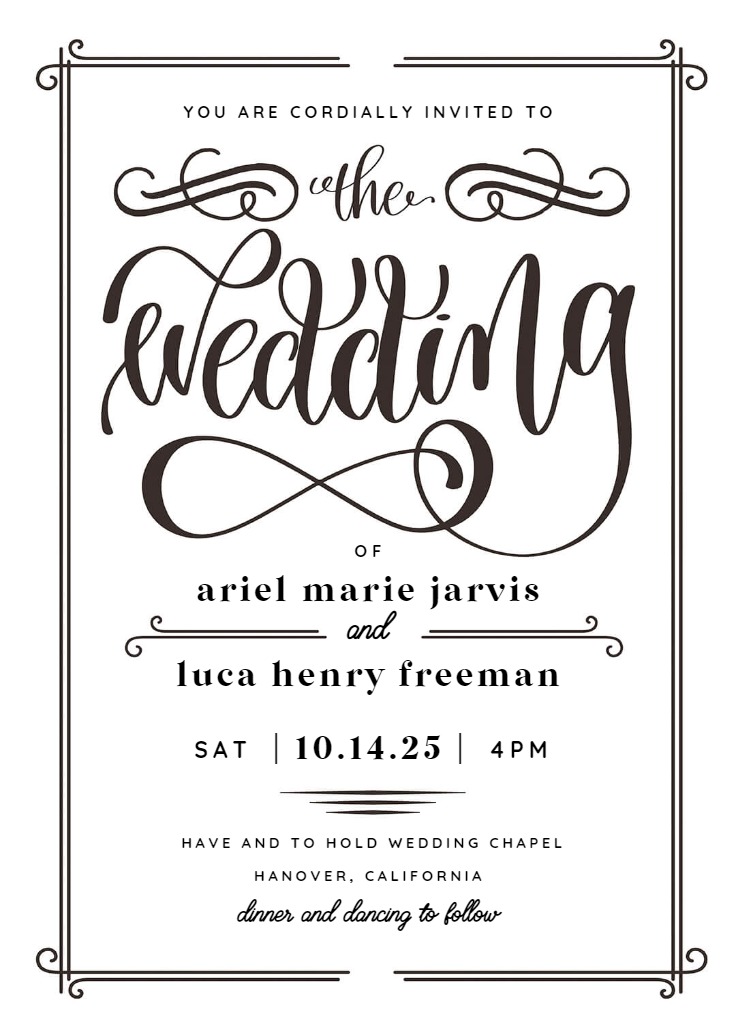 Getting married - Wedding Invitation Template (Free) | Greetings Island