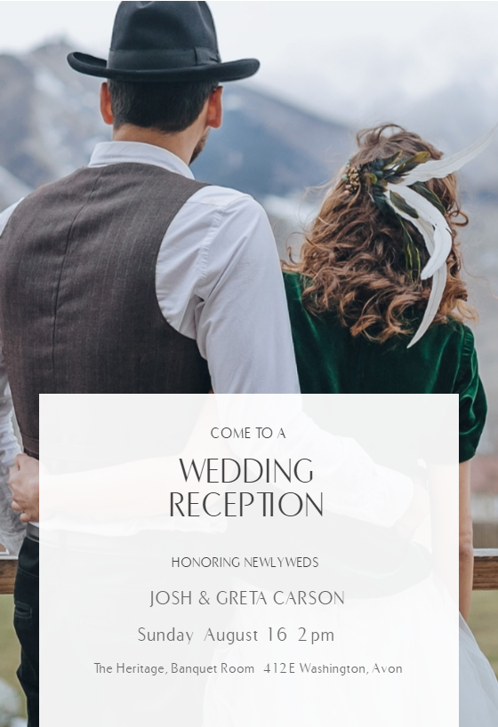 Our Wedding - Wedding Invitation Template | Greetings Island