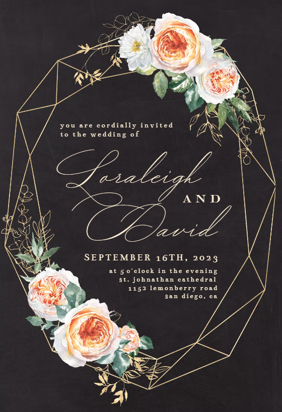 Crystal Wedding Invitations