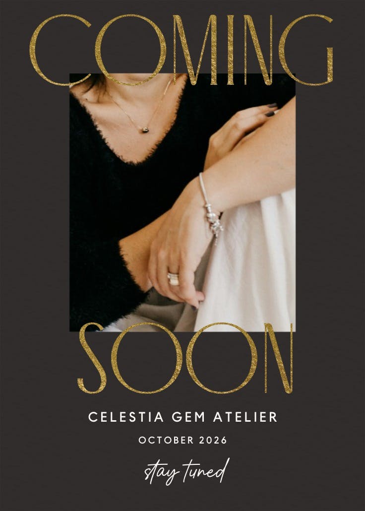 Elegant Reveal - Business Poster Template (Free) | Greetings Island