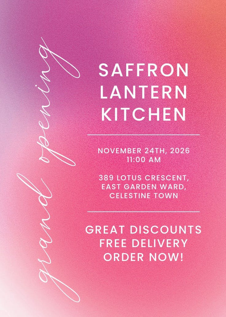 Grand opening Poster Templates (Free) | Greetings Island