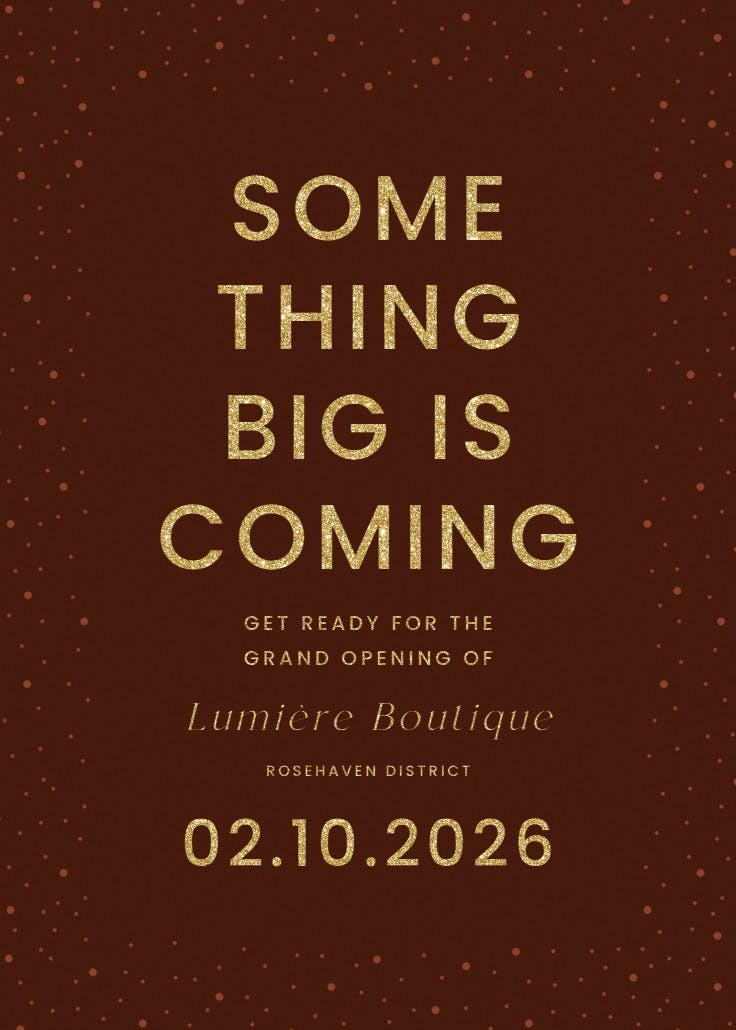 Free Grand opening Poster Templates | Greetings Island