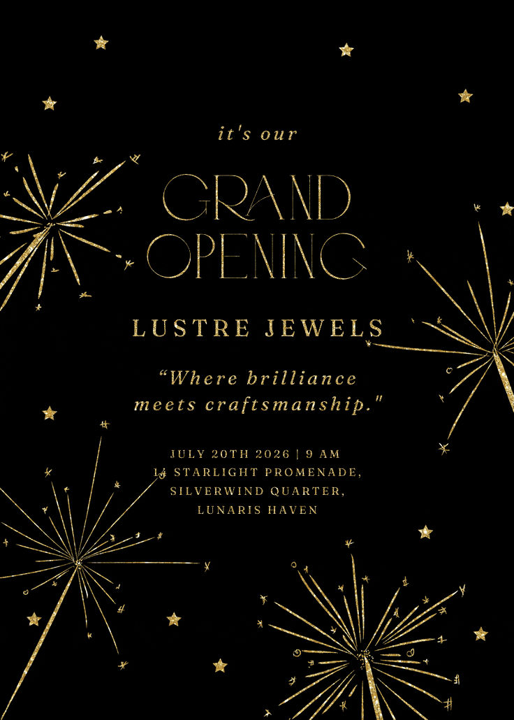 Free Grand opening Poster Templates | Greetings Island