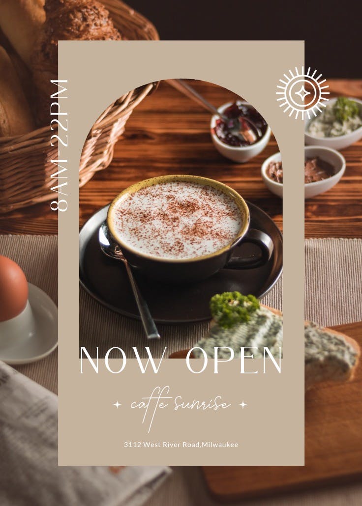 Sunrise - Business Poster Template (Free) | Greetings Island