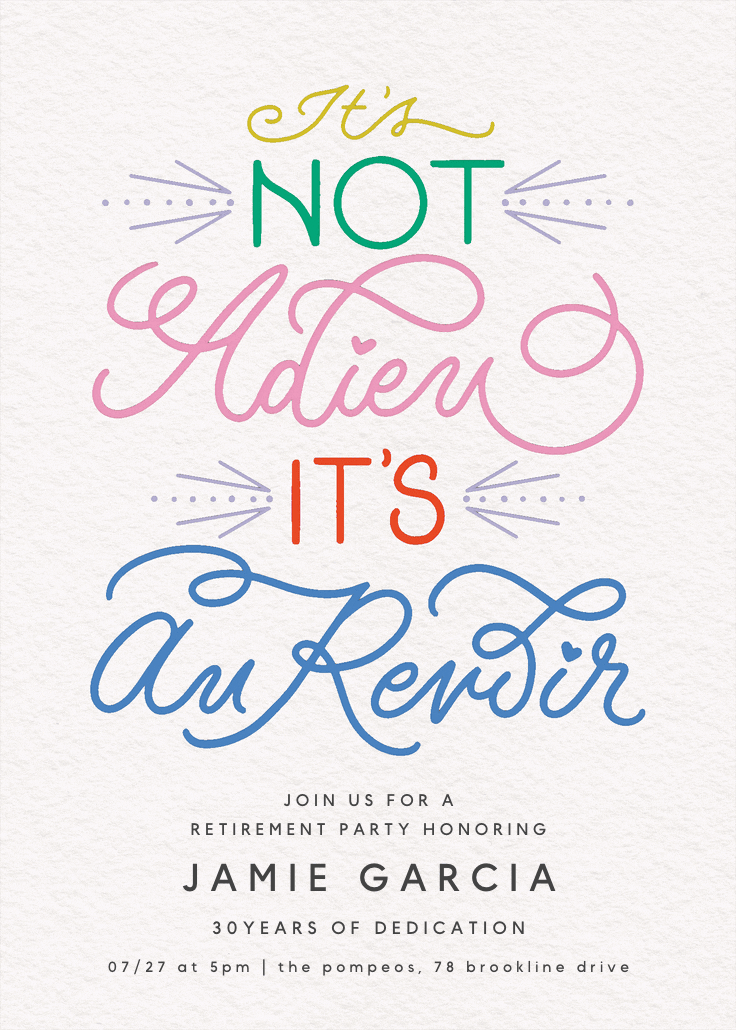 Free Retirement Poster Templates | Greetings Island