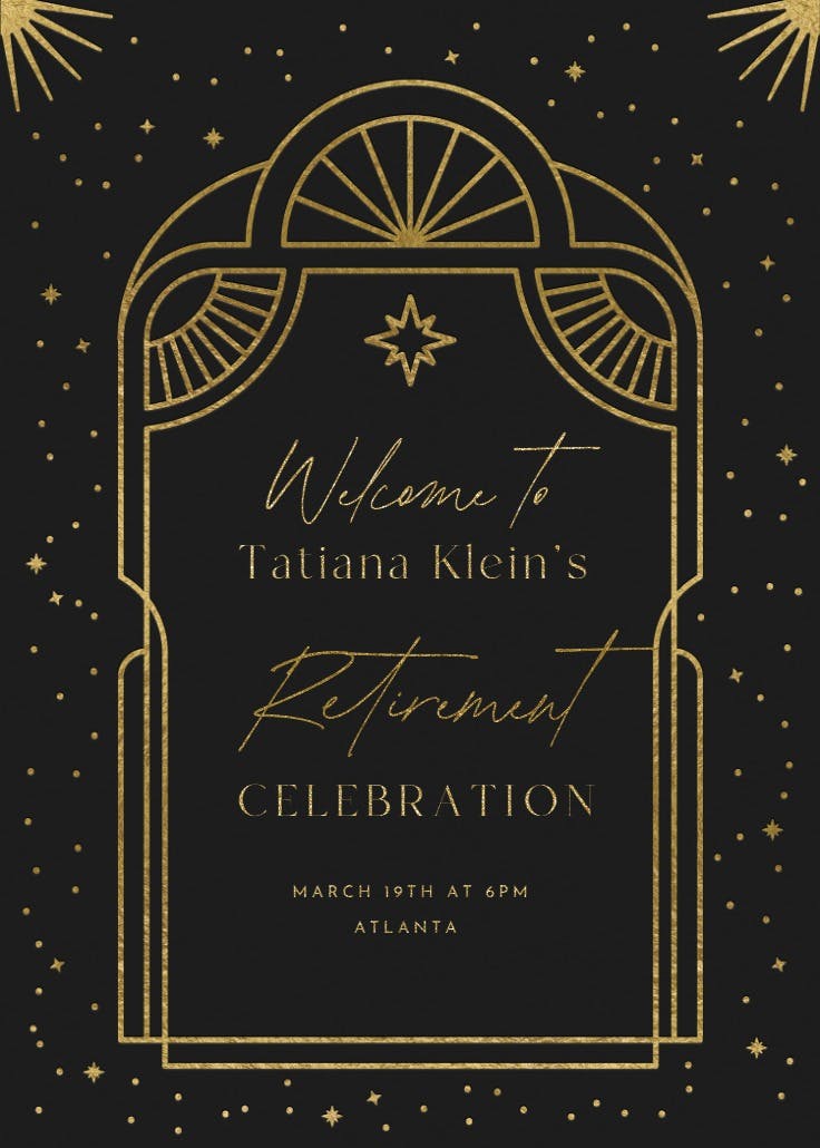 Free Retirement Poster Templates | Greetings Island