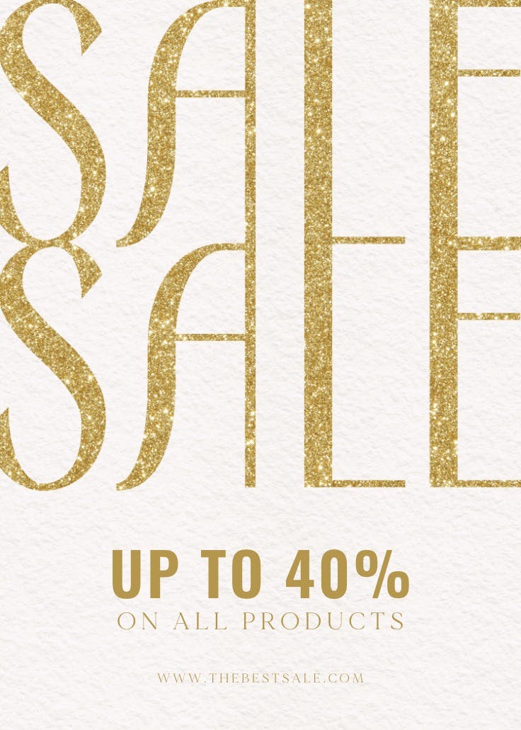 Big Sale - Business Poster Template (Free) | Greetings Island