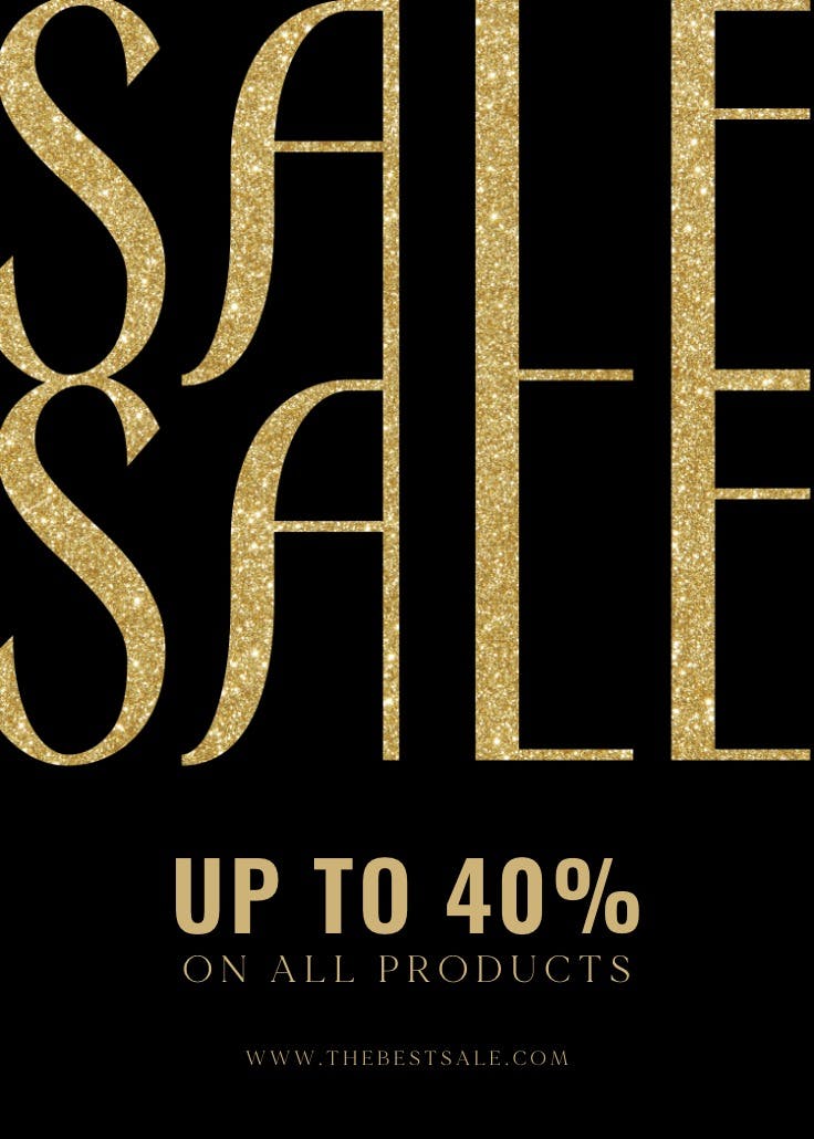 Big Sale - Business Poster Template (Free) | Greetings Island