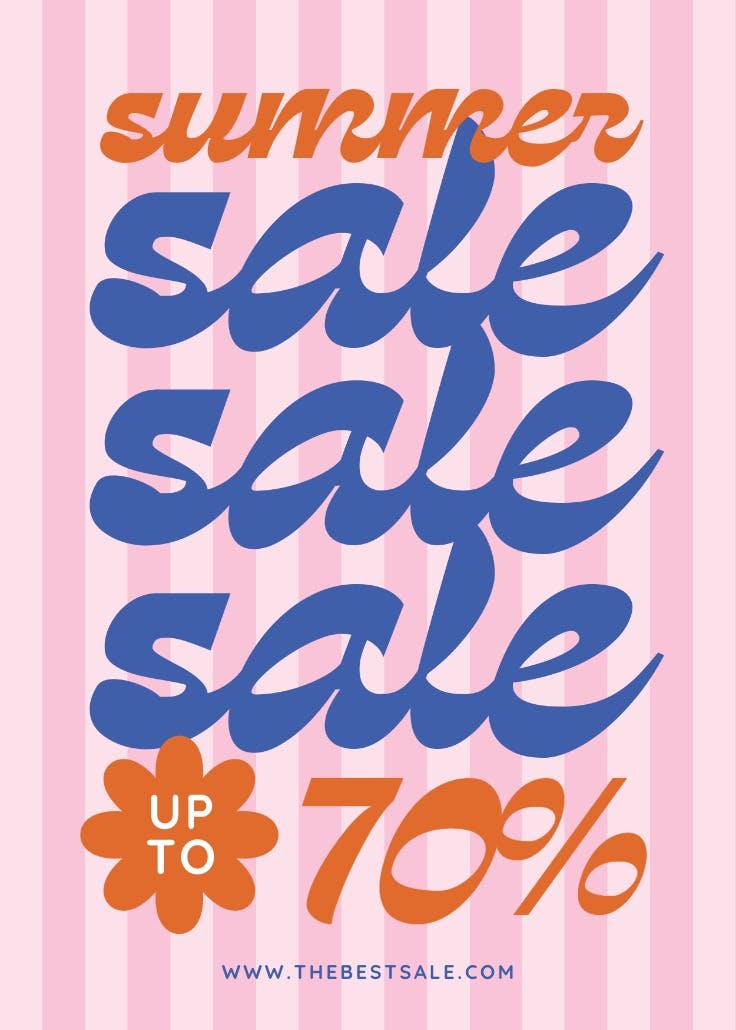 Free Sale Poster Templates | Greetings Island