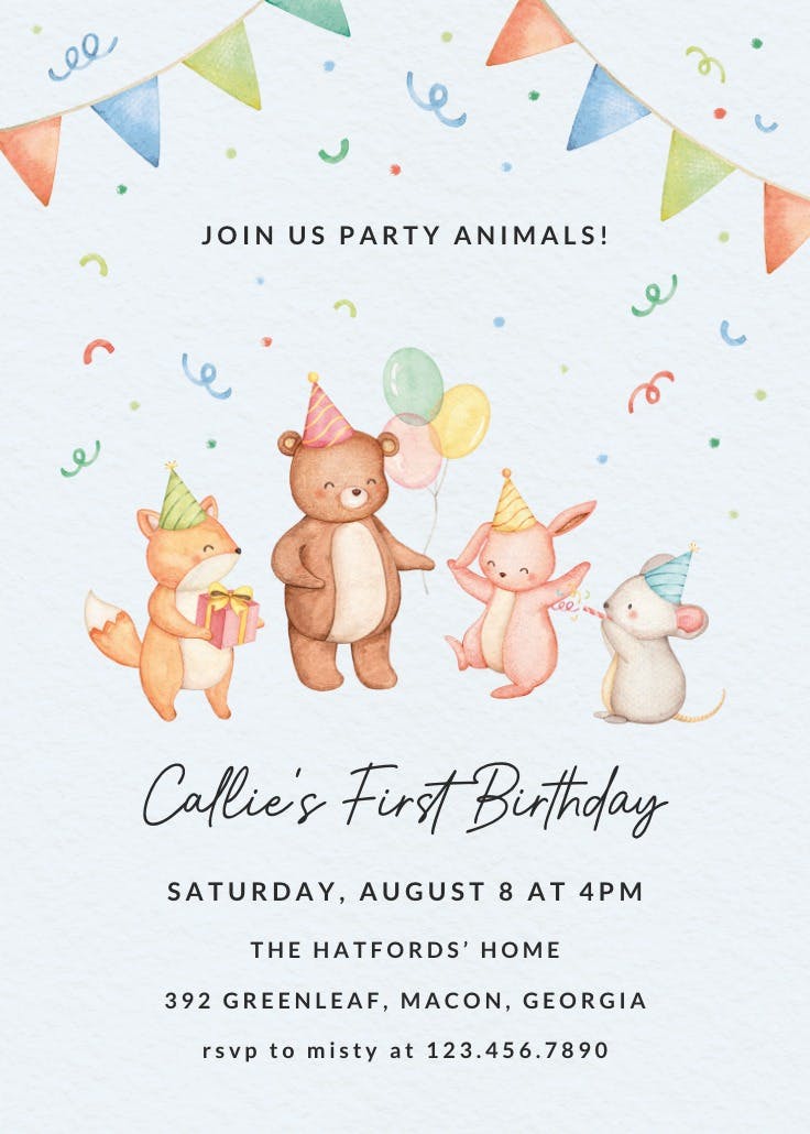 Animal Dance - Events Poster Template (Free) | Greetings Island