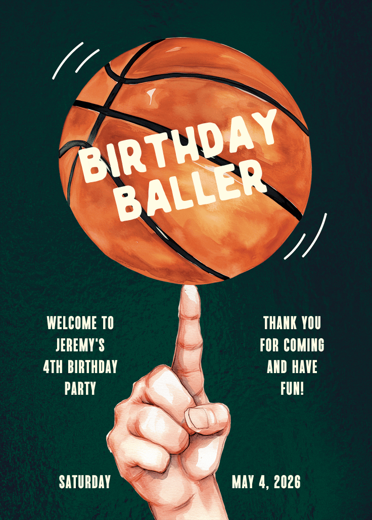 Baller Balance - Events Poster Template | Greetings Island