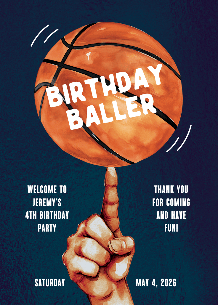Baller Balance - Events Poster Template | Greetings Island