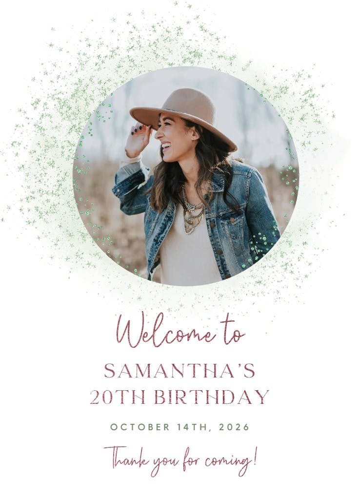 Blush Gold Spots - Events Poster Template | Greetings Island