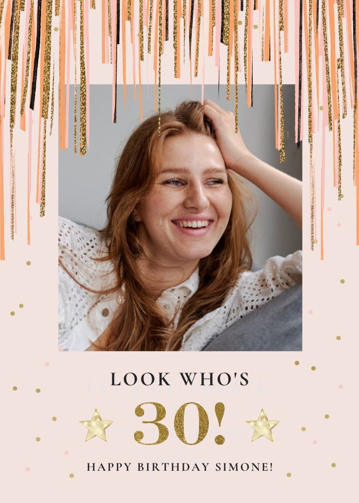 Shiny stripes frame - Events Poster Template | Greetings Island