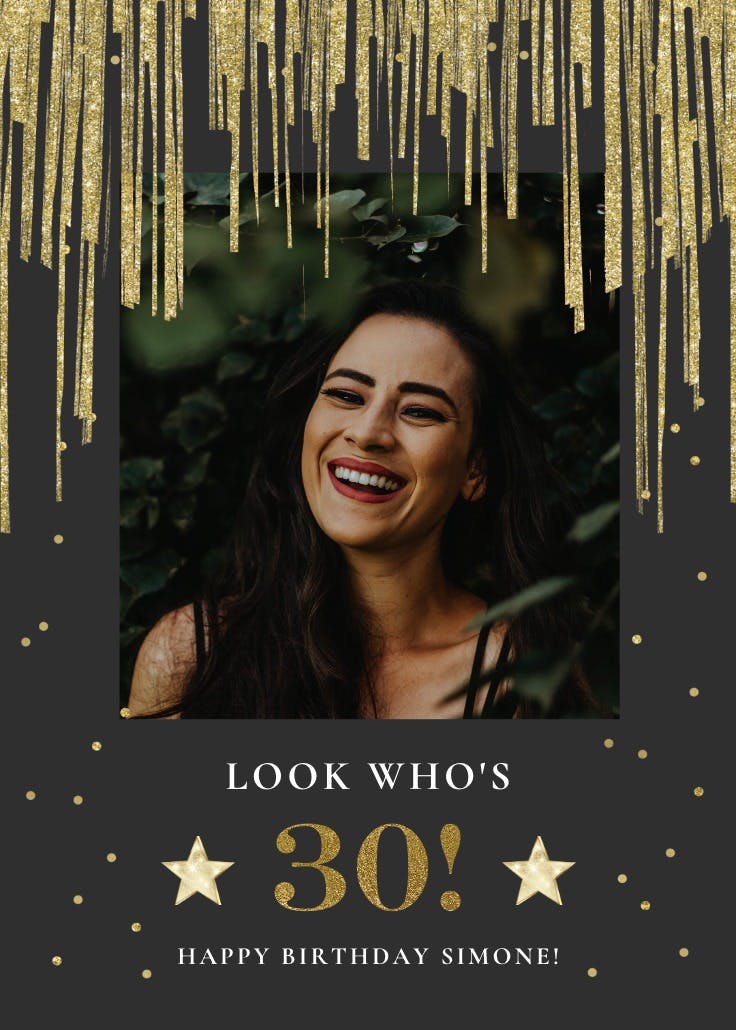 Shiny stripes frame - Events Poster Template | Greetings Island