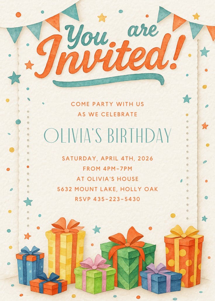 Birthday Poster Templates (Free) | Greetings Island