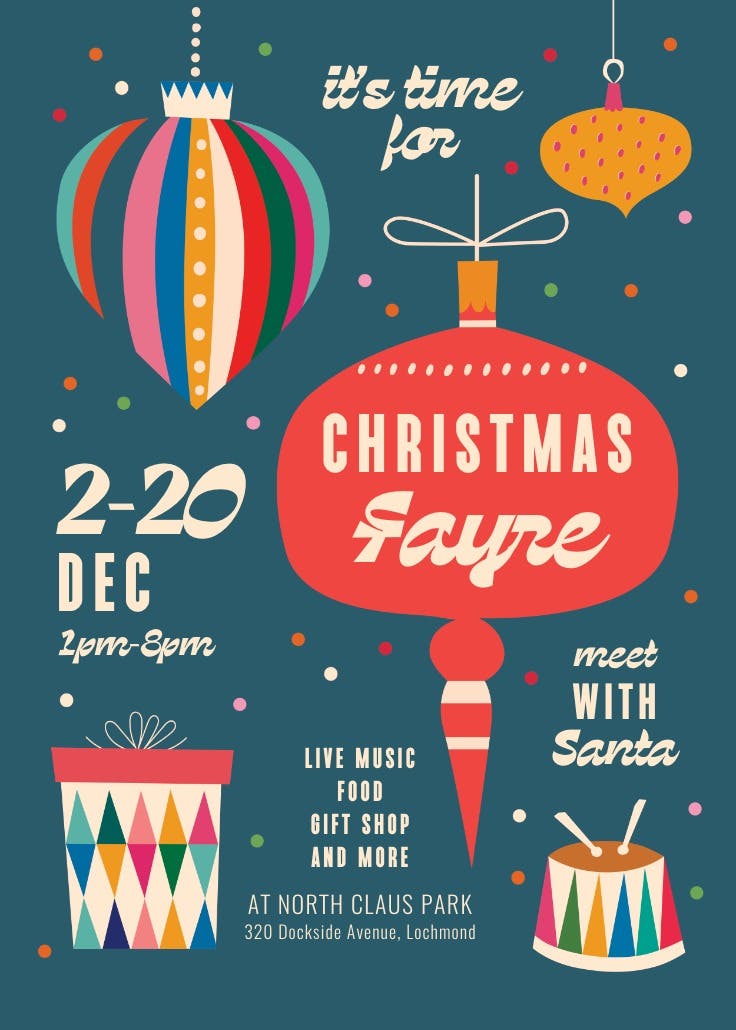 Christmas Poster Templates (Free) | Greetings Island