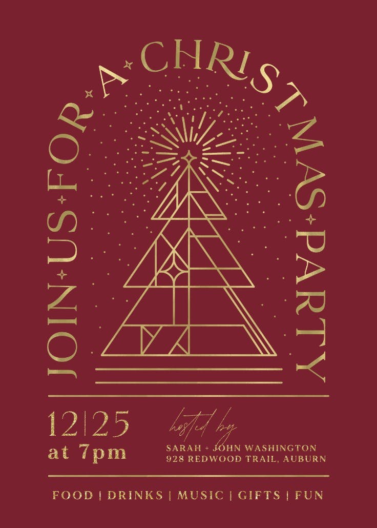 Tree Snowball - Events Poster Template (Free) | Greetings Island