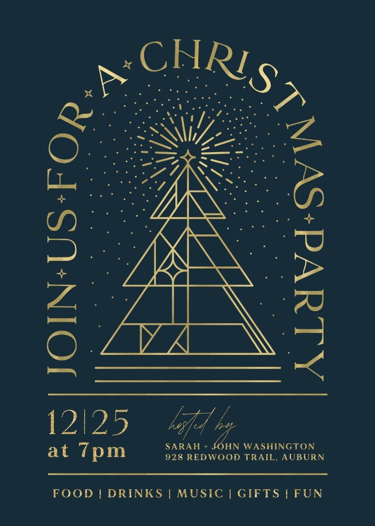 Tree Snowball - Events Poster Template (Free) | Greetings Island