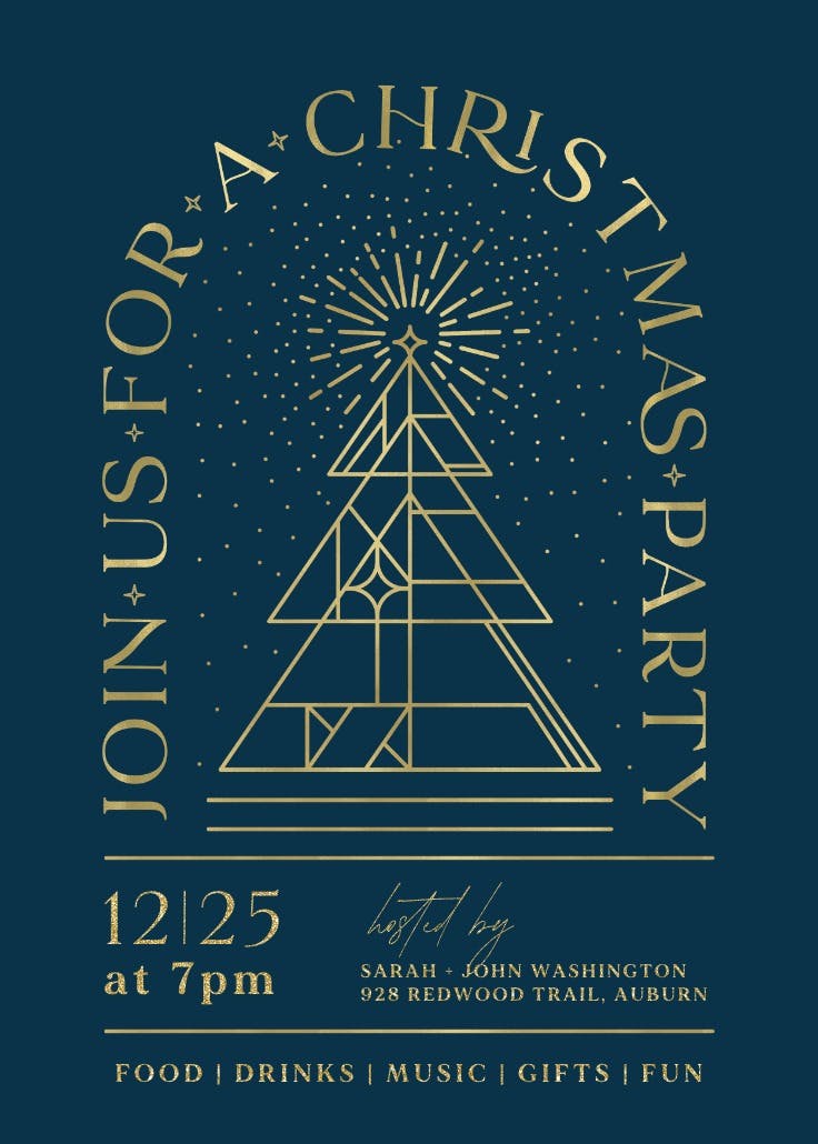 Tree Snowball - Events Poster Template (Free) | Greetings Island