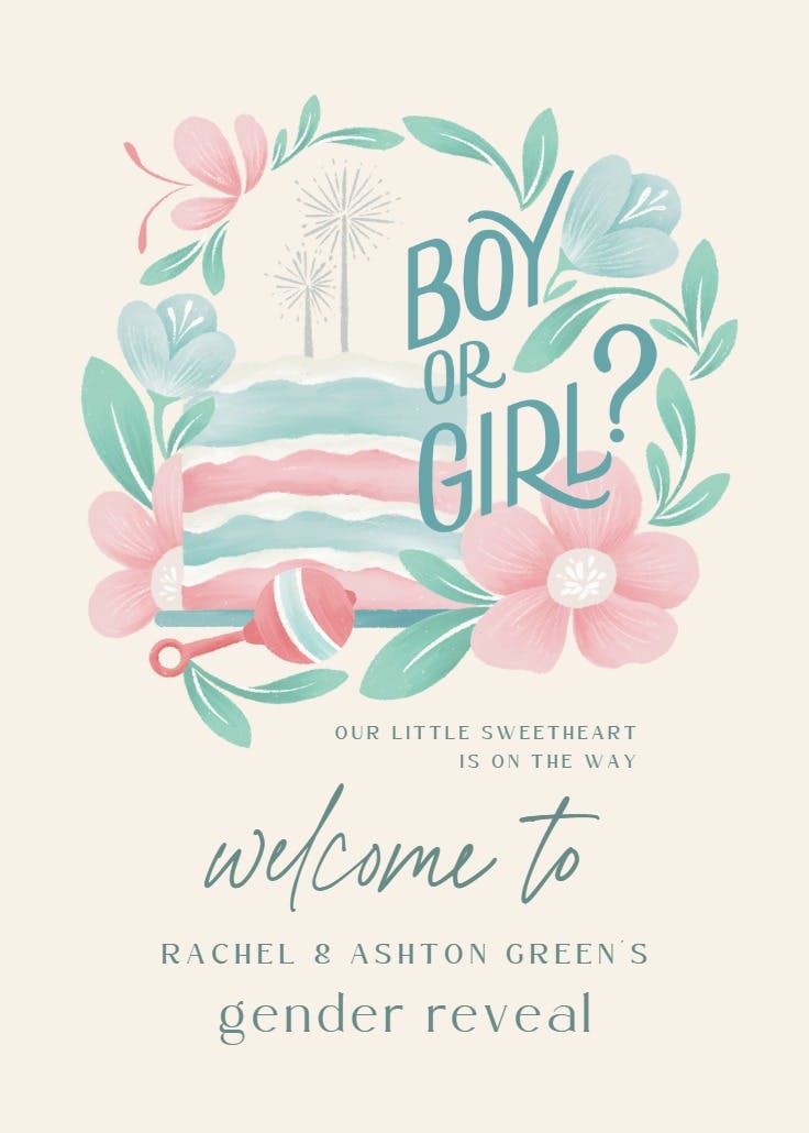 Cake & Rattle - Events Poster Template | Greetings Island