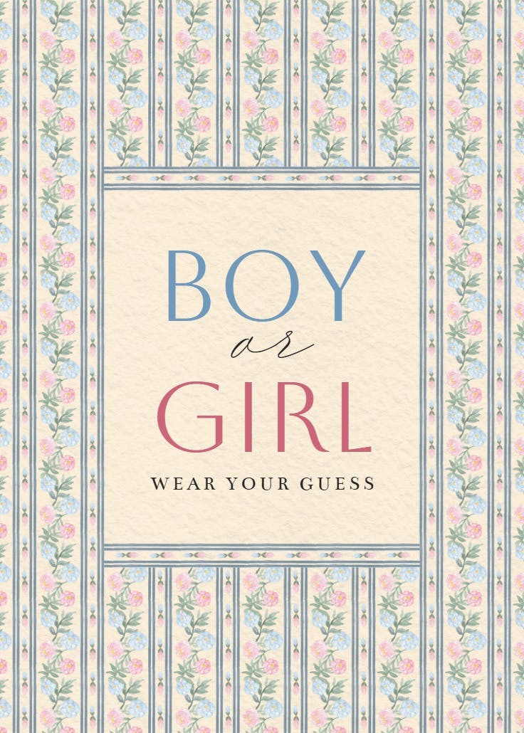 Climbing Blooms Patterned - Events Poster Template (Free) | Greetings ...