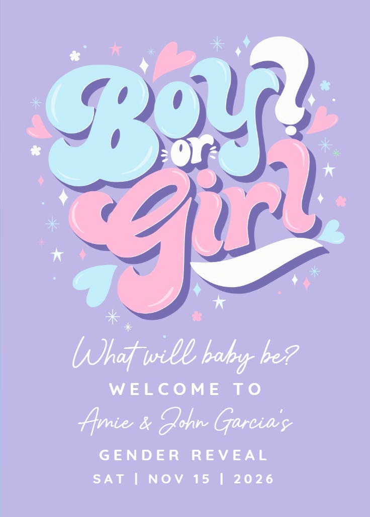 Gradient reveal - Events Poster Template | Greetings Island