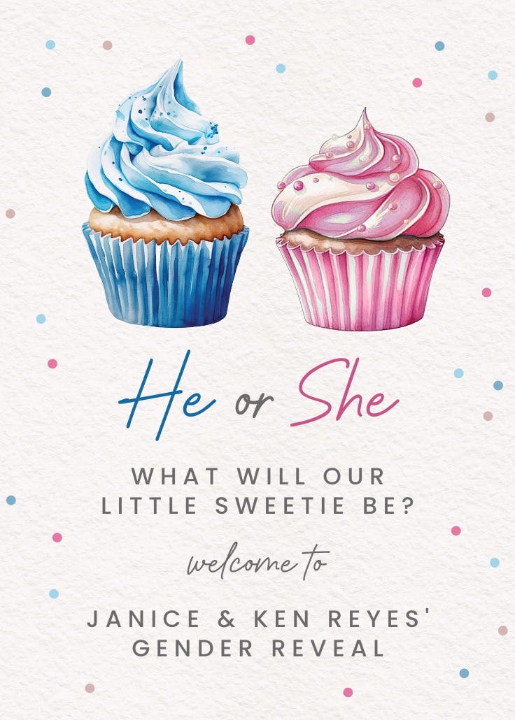 Little Cupcake - Events Poster Template | Greetings Island
